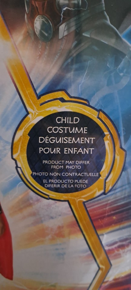 Marvel Studios Thor Love And Thunder Mighty Thor Costume Age 5-6 Years ...