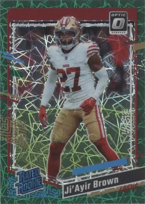 2023 Panini Donruss Optic - Rated Rookie Ji'Ayir Brown #290 Green ...