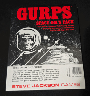 GURPS Space GM Pack Record Sheets & Grid Maps Steve Jackson Games RPG ...