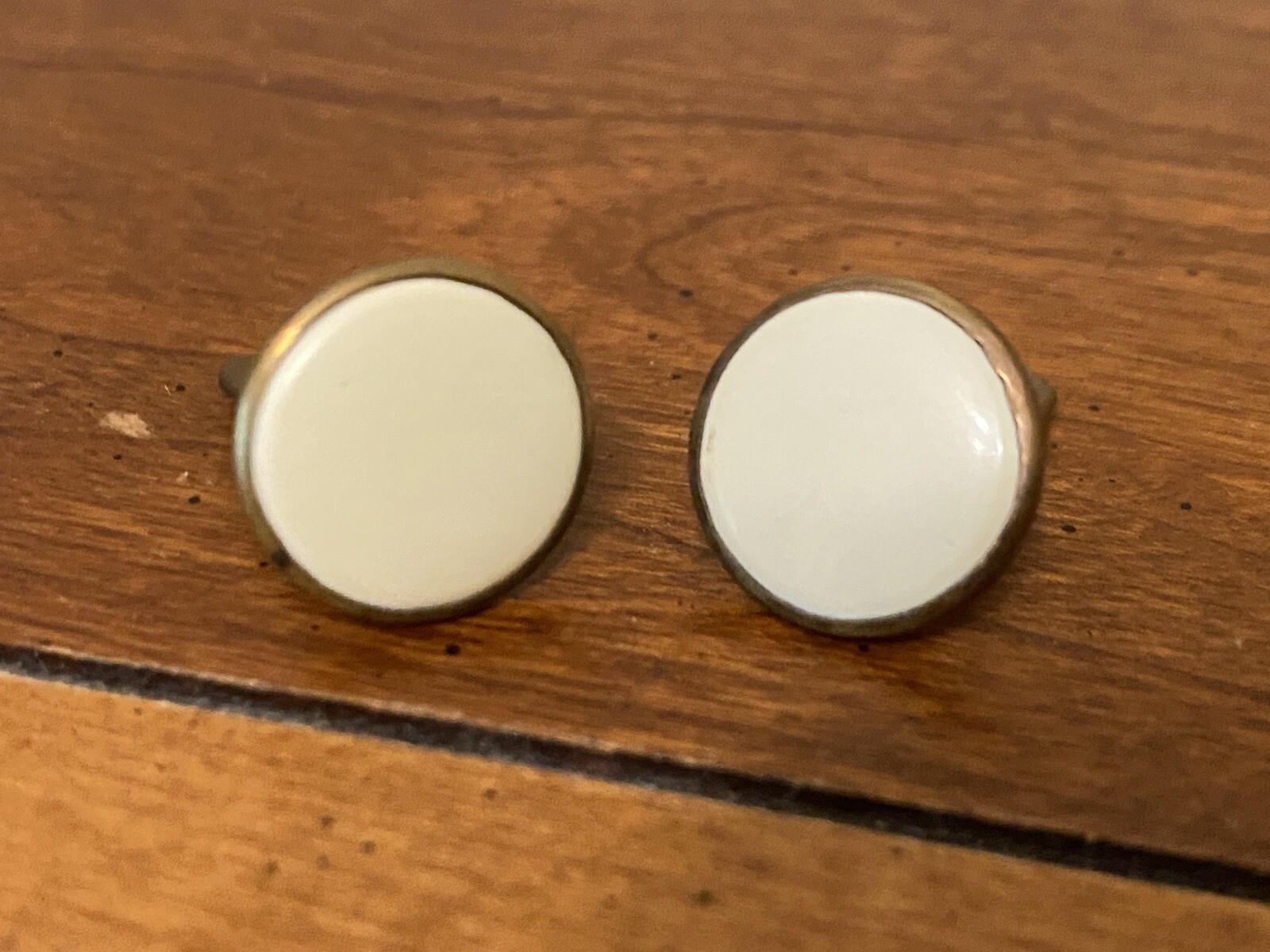 VICTORIAN ANTIQUE GOLD FILLED STONE CUFF BUTTONS CUFF… - Gem