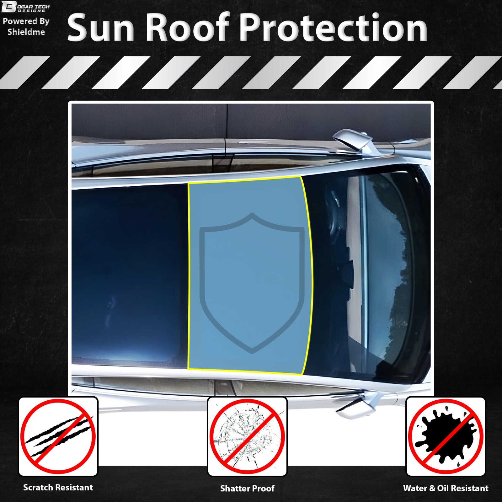 For Mercedes Benz CLA 2019+ Sunroof Protection Automotive Film ...