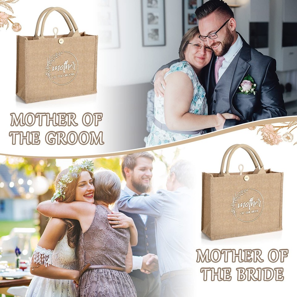 2 Pcs Mother Of The Bride And The Groom Bags Wedding Gift For Guests ...