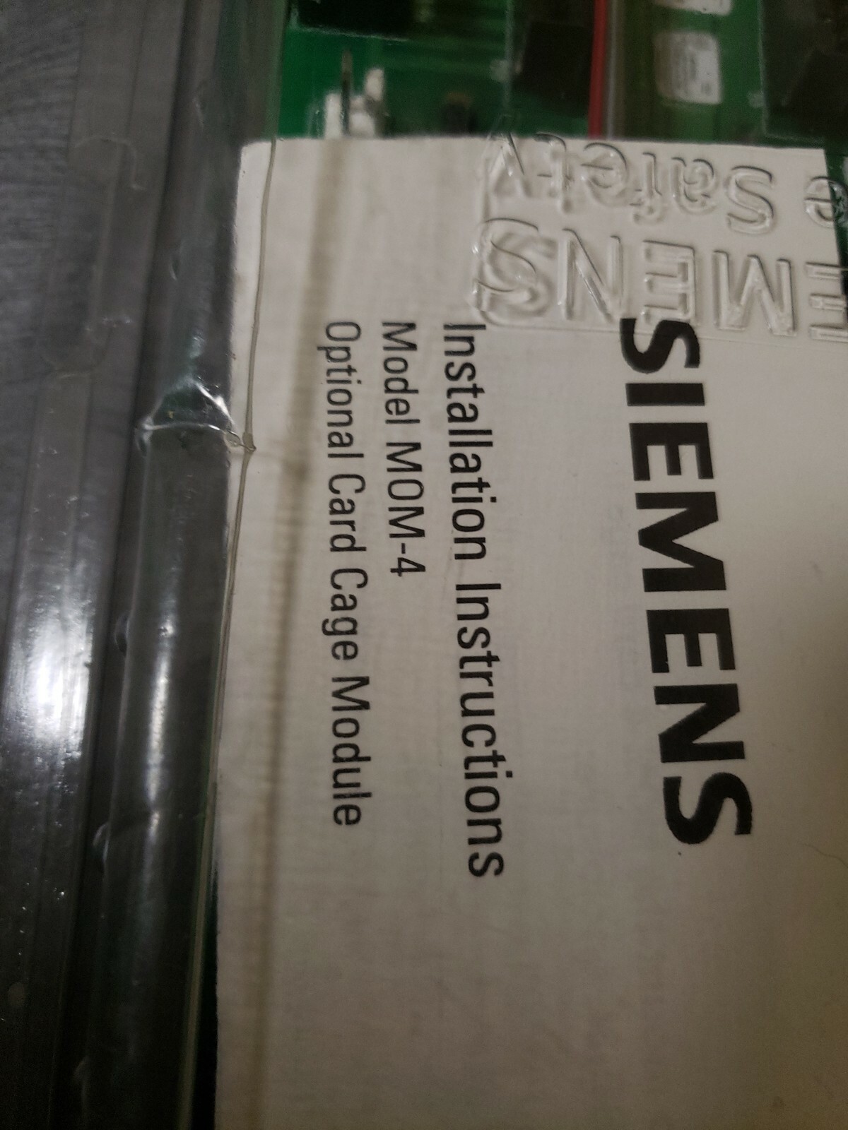 SIEMENS MOM-4 OPT MOD MAIN BOARD 500-890269 | eBay