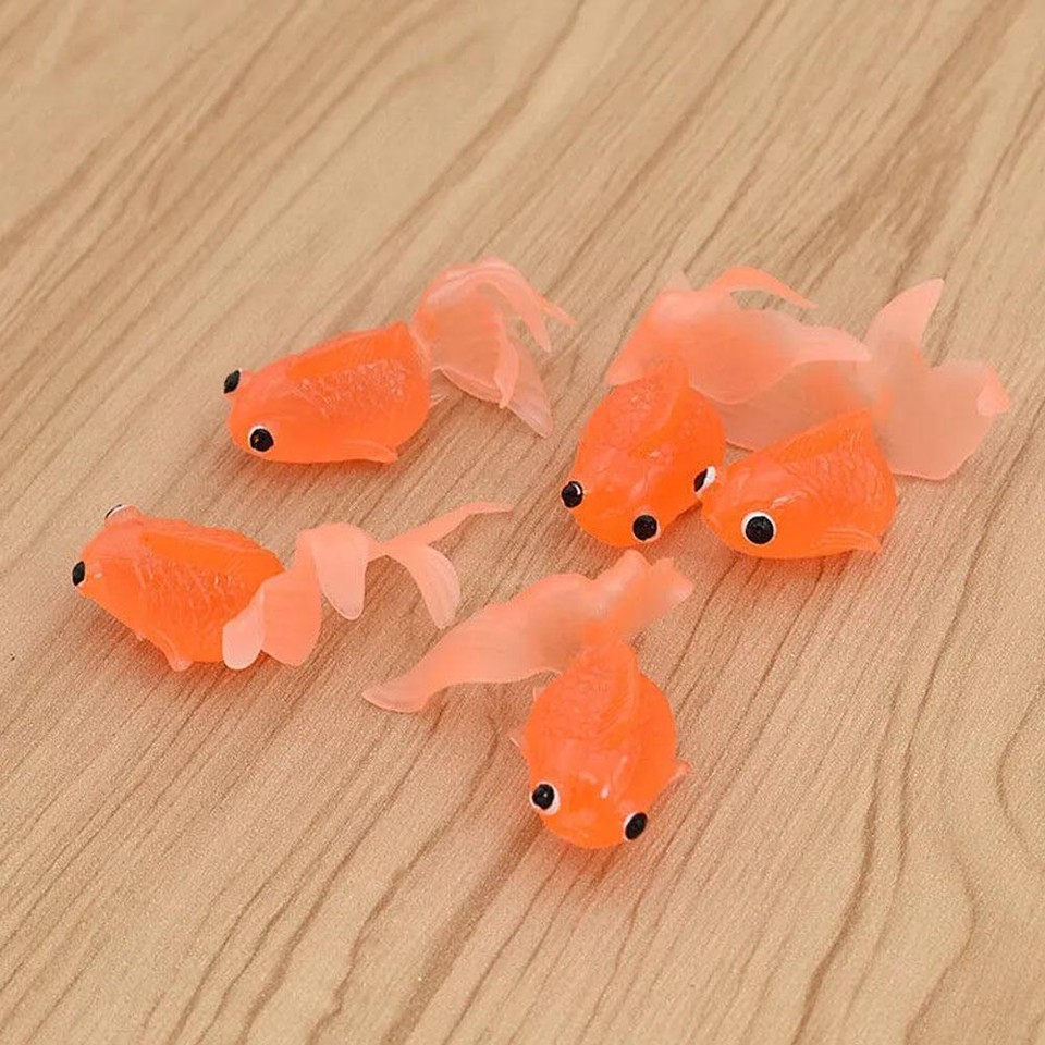 TPR Simulation Goldfish Fish Tank Aquarium Landscape Decor New G2 | eBay UK