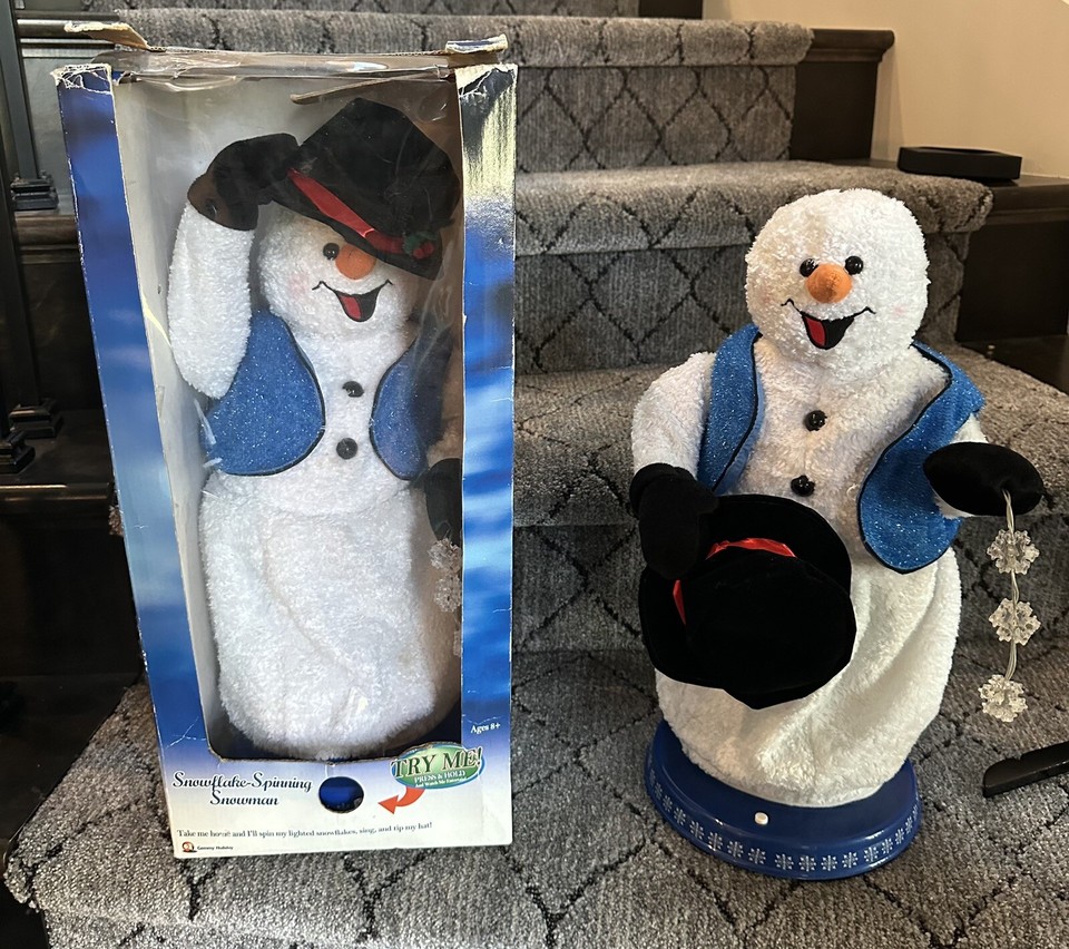 Gemmy Spinning Snowflake Snowman Square Shaft Hat Arm Gear - 32 Tooth ...