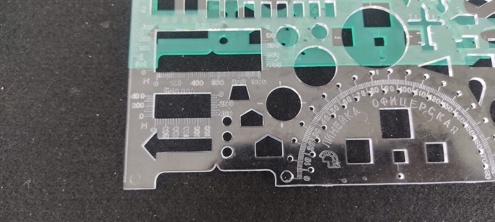 Russian Combat mission plotter 2 Pcs Officer ruler special tool ...