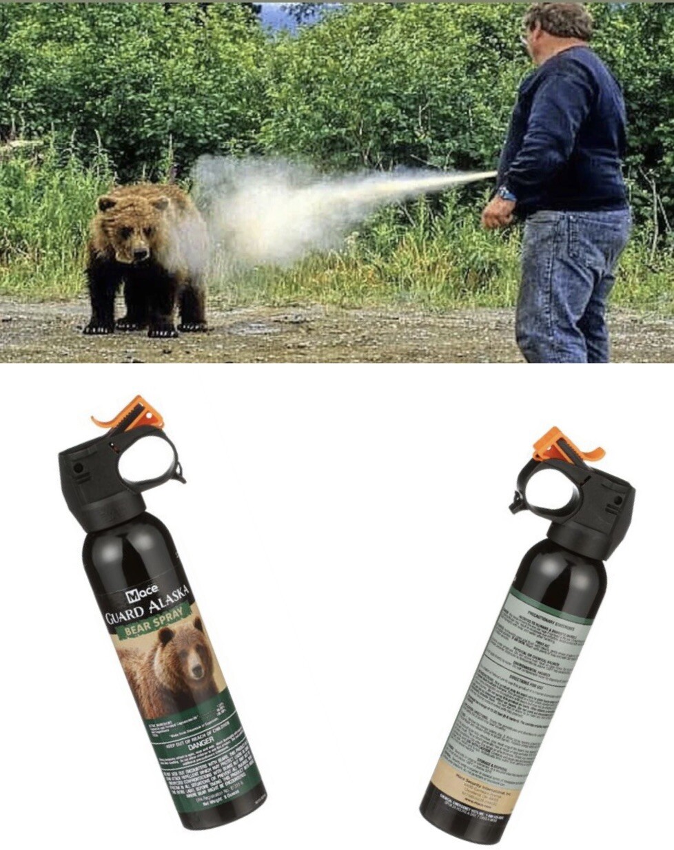 MACE Guard Alaska ULTRA HOT Pepper BEAR Deterrent Repellent Spray ALL ...