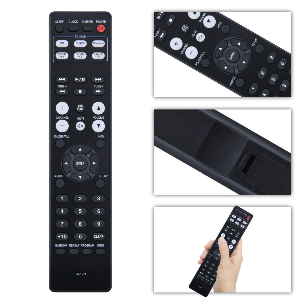 New RC-1214 Remote Control For Denon CD Receiver RCD-M41 RCD-M41DAB RCD ...