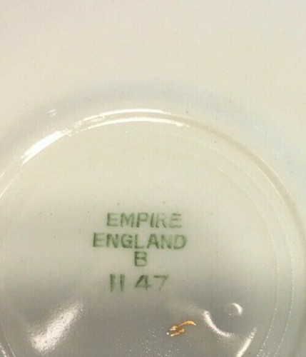 Empire England 1047 Saucer set of 5, 3 are chipped | eBay