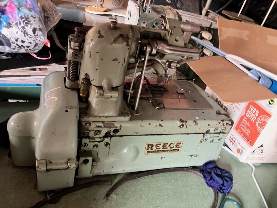 PICKUP ONLY NOT SHIPPING VA 24012 Reese Buttonhole sewing machine AS iS ...