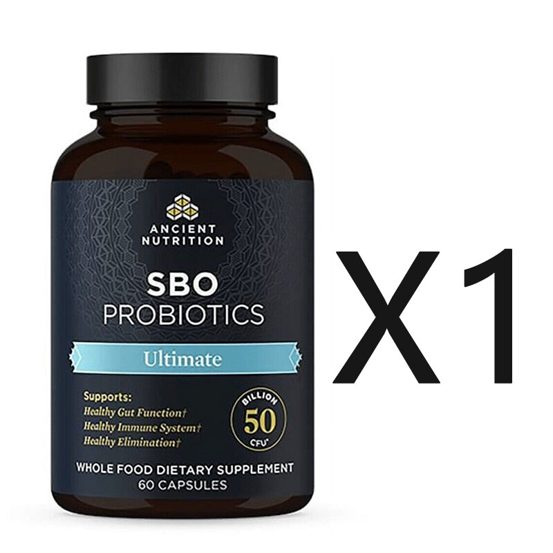 SBO Probiotics ULTIMATE Probiotic Blend 60 Capsules - Digestive Support ...