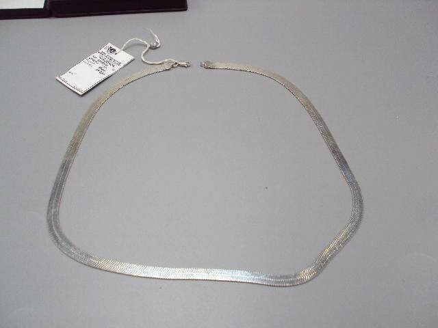 Big Antique Art Deco Soviet Chain Necklace Sterling S… - Gem