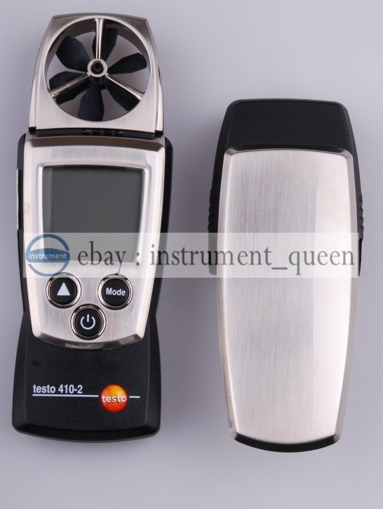 Testo 410-2 Vane Anemometer Air Speed Temperature Humidity Meter 0560 ...