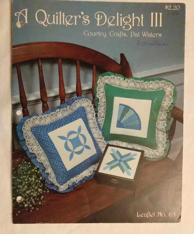 9 Books Quilting Patchwork Applique Patterns Quilt Machine Continuous ...