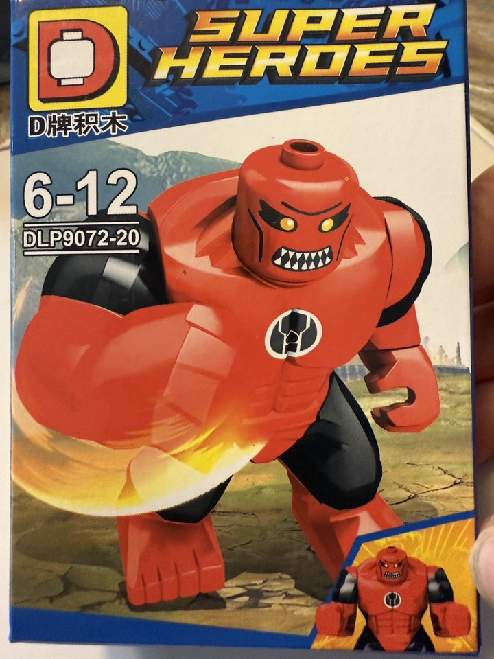 Lego Big Fig Red Lantern Atrocitus (New in Box) DC Superhero (Very Rare ...