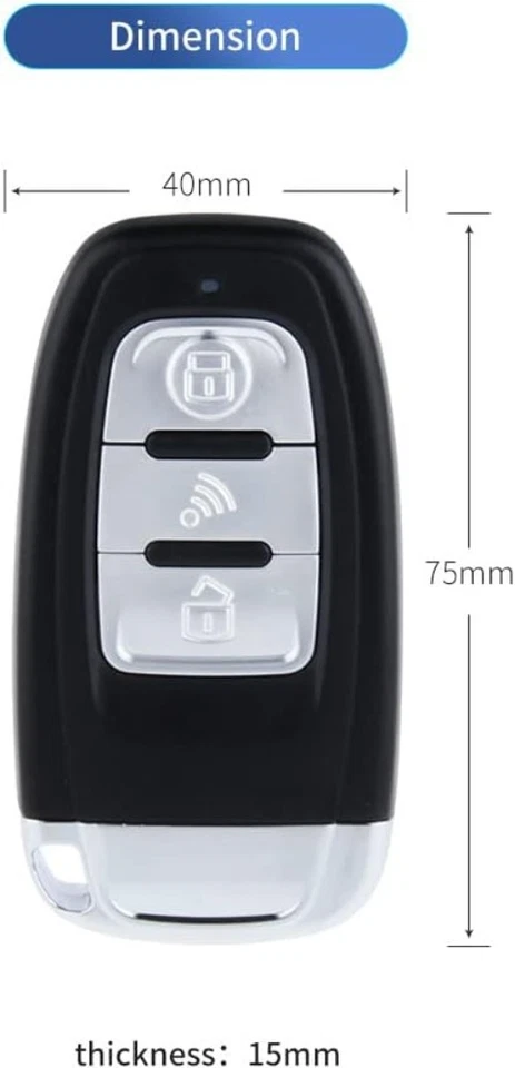 Smart pke keyless go car alarm system remote starter push start button ...