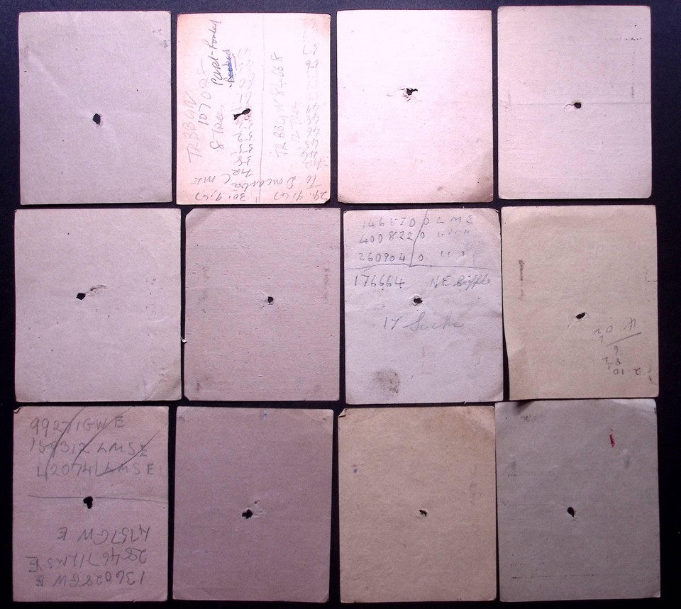 GB: 1940s-1950s 12 Mixed Railway Consignment Notes/Wagon Labels ...