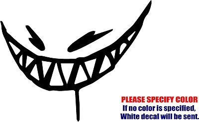 Vinyl Decal Sticker - Feed Me Grin Teeth Car Truck Bumper Window JDM ...
