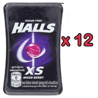 HALLS XS Mixed Berry Flavored Sugar Free Candy Chewy Delicious 15G ...