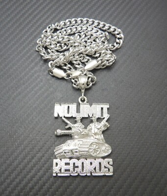 New No Limit Record Pendant 6mm/24" Cuban Chain Hip Hop Necklace RC3912 ...