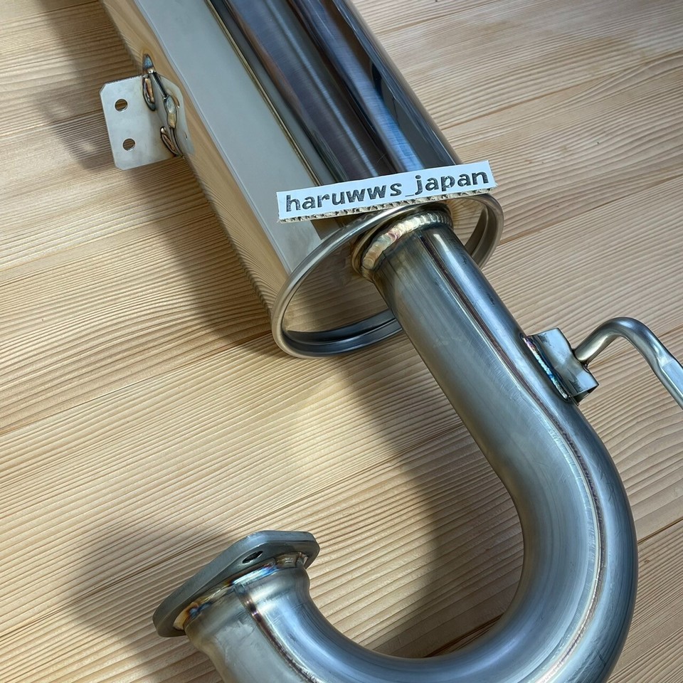 FUJITSUBO 1986-1989 Toyota MR2 AW11 4A-GZE Supercharger Exhaust Muffler ...