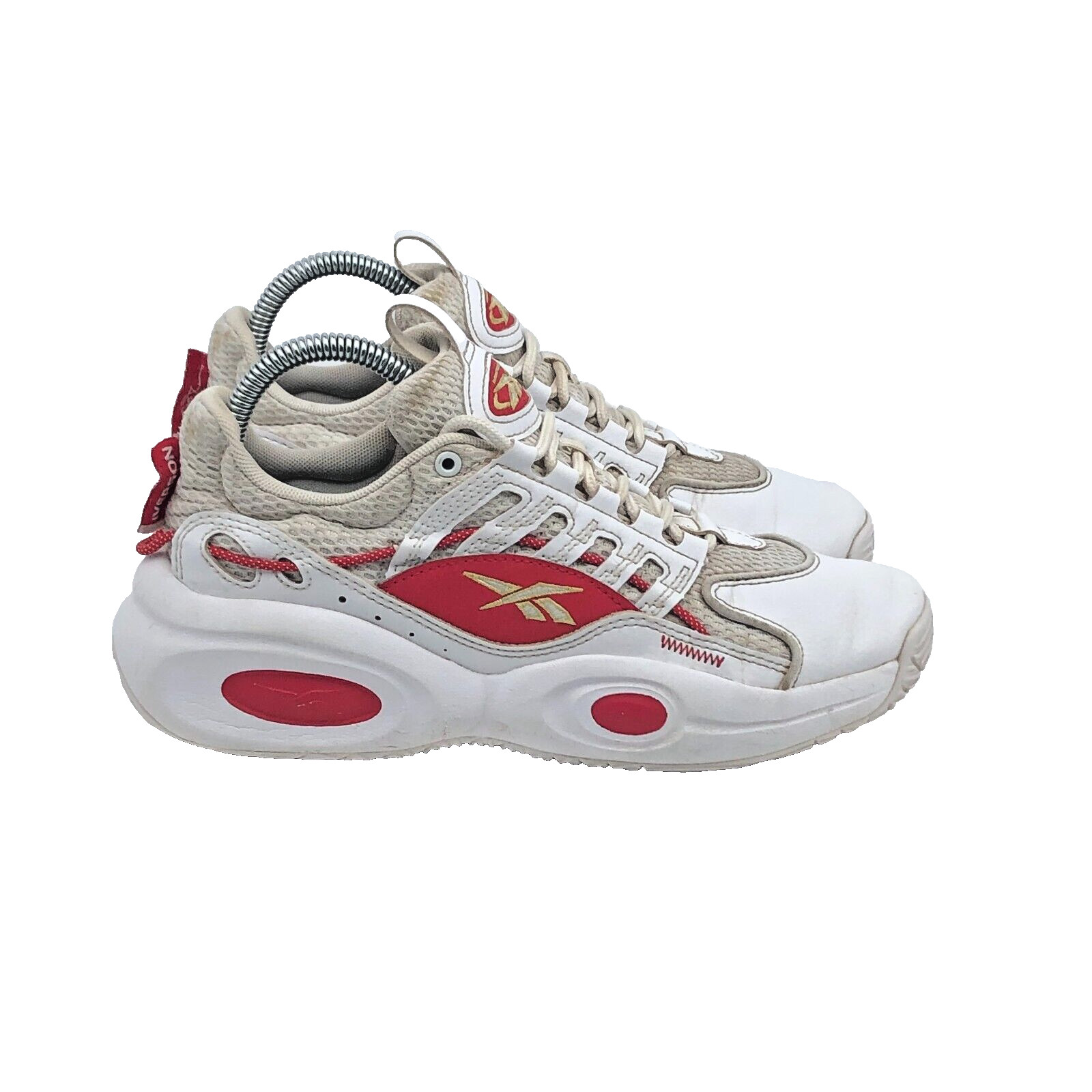 VINTAGE Allen Iverson Reebok SOLUTION MID WHITE VECTO… - Gem