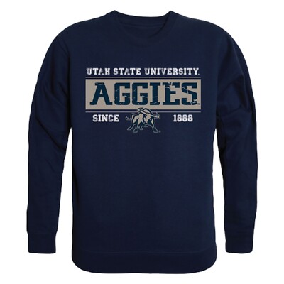 Utah State University Aggies USU Established Crewneck Sweatshirt ...