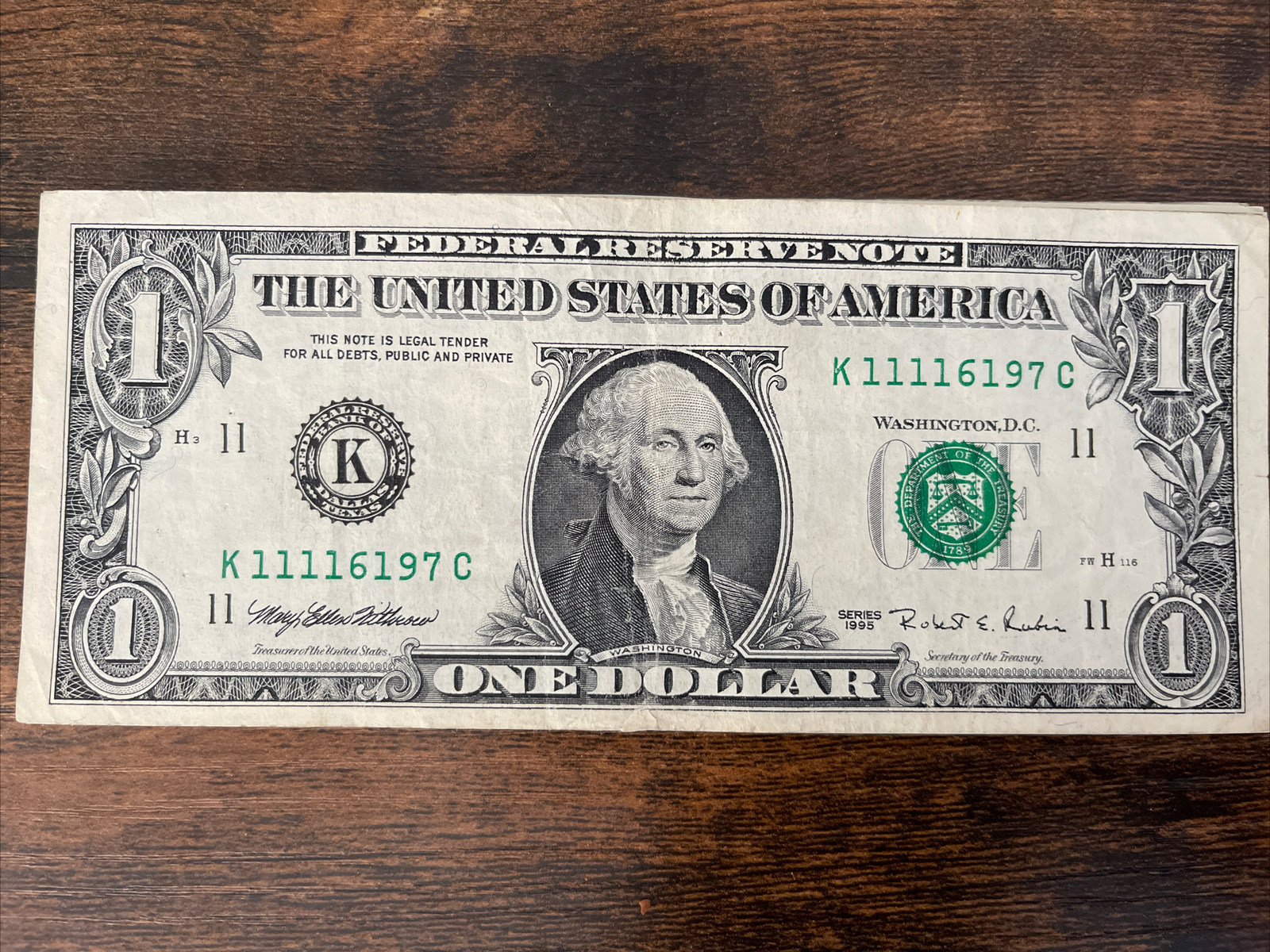 SOLID FIRST QUAD 1111 FIVE of a KIND in $1 Dollar Bill, FANCY SERIAL ...