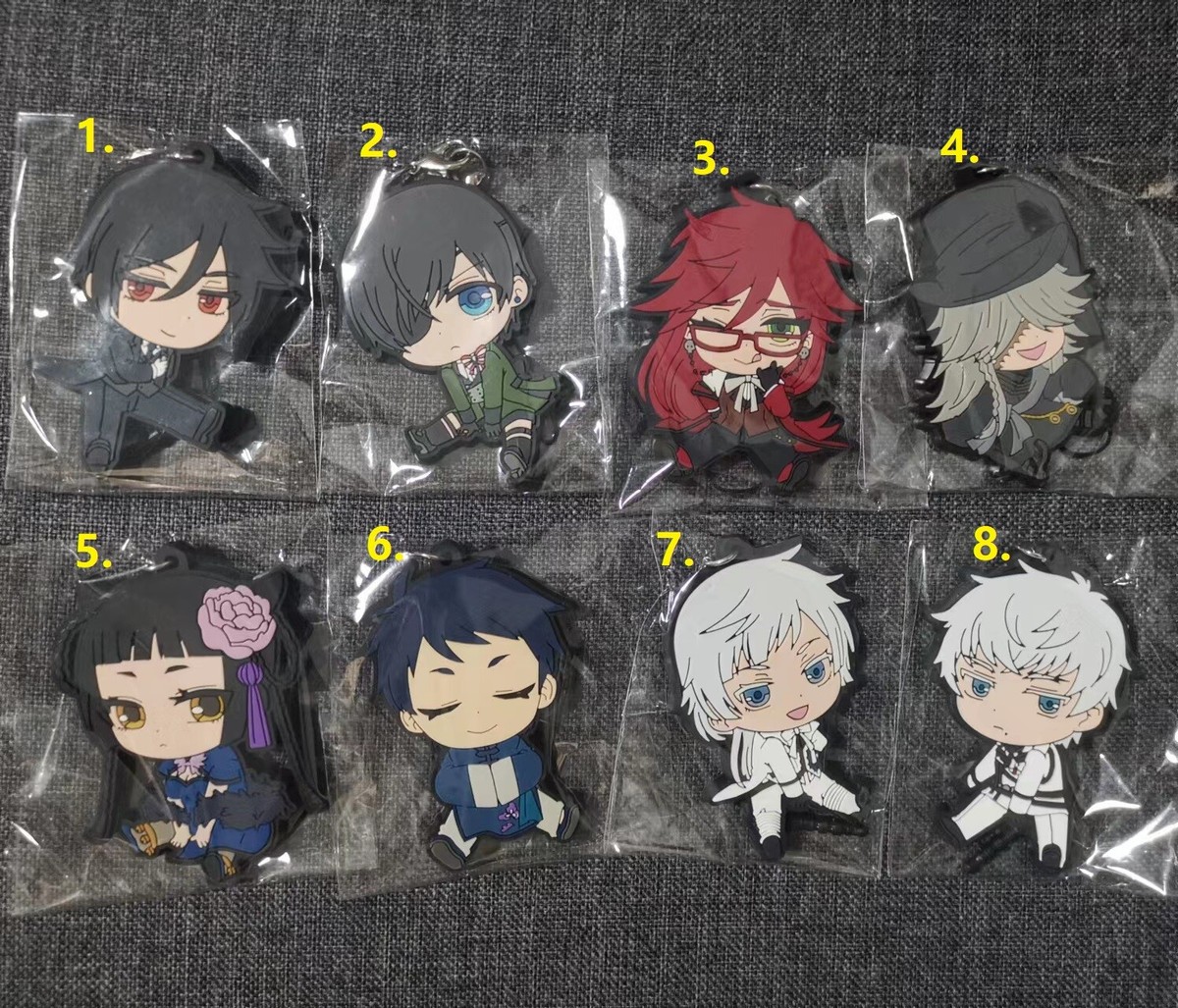 Black Butler Chibi Characters Wallpapers