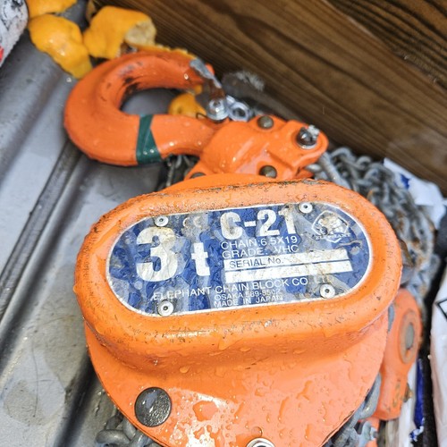 Elephant Chain Block C21. 3t. Preowned Great Condition Chain Fall. | eBay