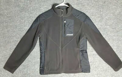 Spyder Outback Fleece Full Zip Jacket Women's Size 6 Black Stylish 0600 ...