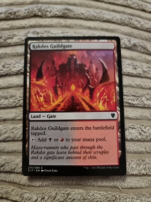 1x MTG Magic The Gathering TCG Rakdos Guildgate Land - Commander | eBay UK