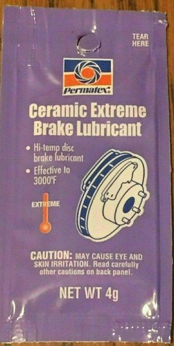 Lot of 24 New Permatex Ceramic Extreme Brake Lubricant 4g Packet Grease ...