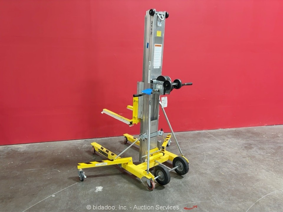 2021 Sumner 2112 12' Portable Material Contractor Lift Hoist 650 lbs ...