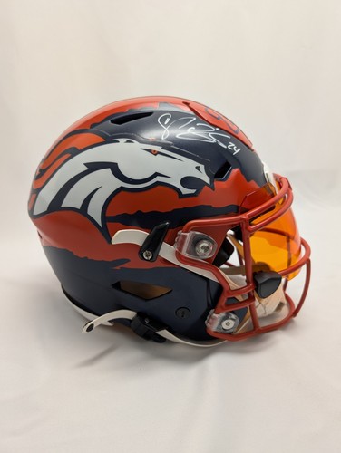 Champ Bailey Signed SpeedFlex Full Size Helmet Custom Ripped Decal | eBay