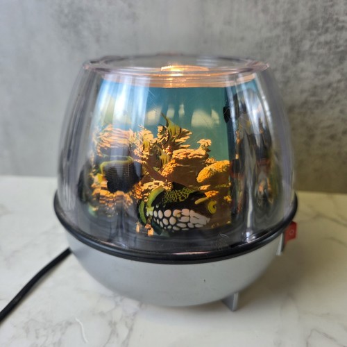 Vintage 90's Rotating Lamp Underwater Ocean Fish Coral Scene Lighting ...