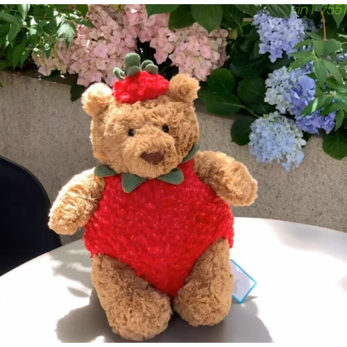 Jelly cat Bartholomew Bear Strawberry Doll Toy Soft Toy Stuffed Plush ...