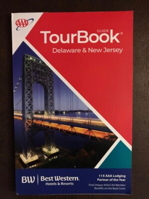 Delaware & New Jersey Tour Book Guide AAA Atlas Maps Events 2021 ...