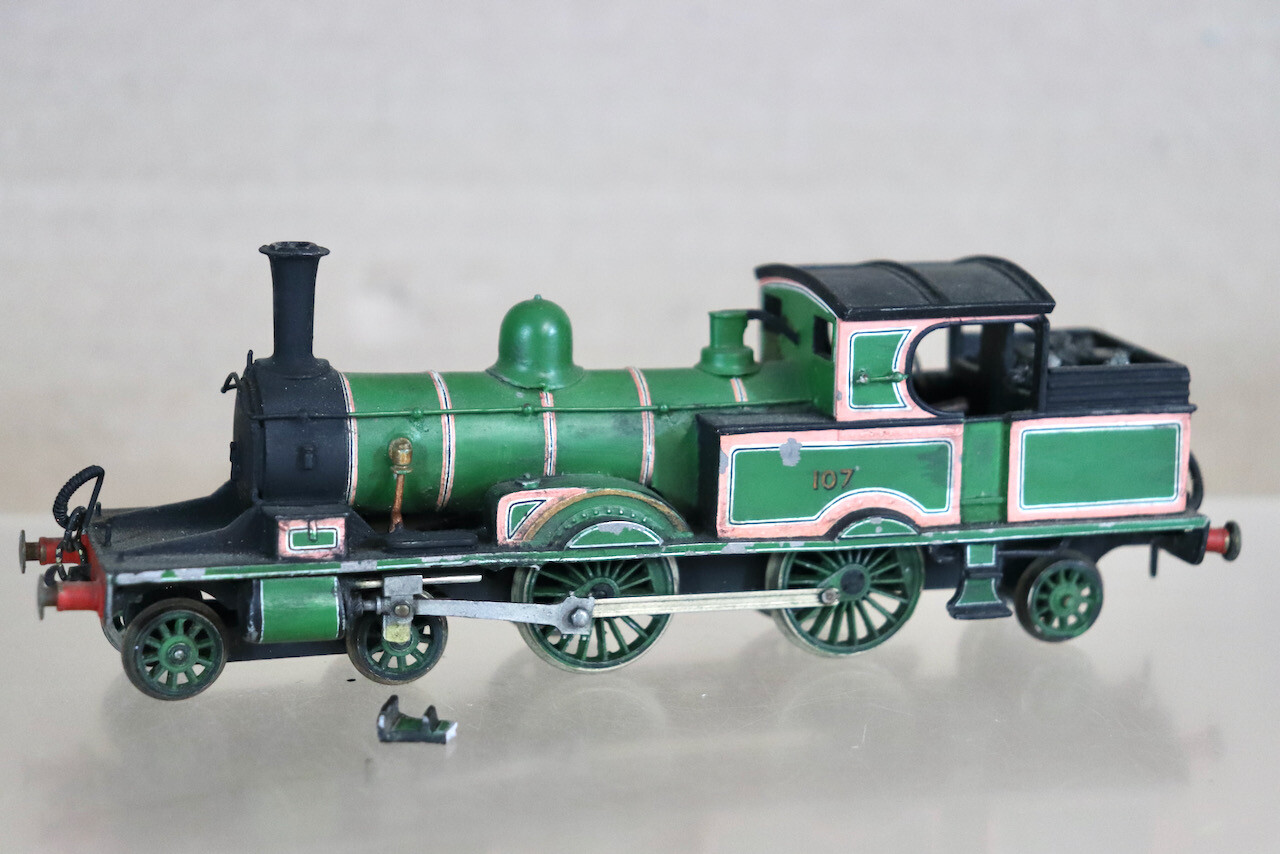 K's KEYSER KIT BUILT LSWR 4-4-2 ADAMS CLASS RADIAL TANK LOCOMOTIVE 107 ...