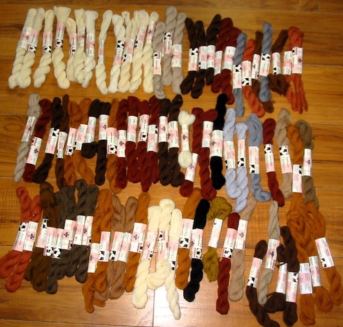 Huge Lot Orchidee Needlepoint Tapestry Crewel Yarn Neutral 80 Skeins ...