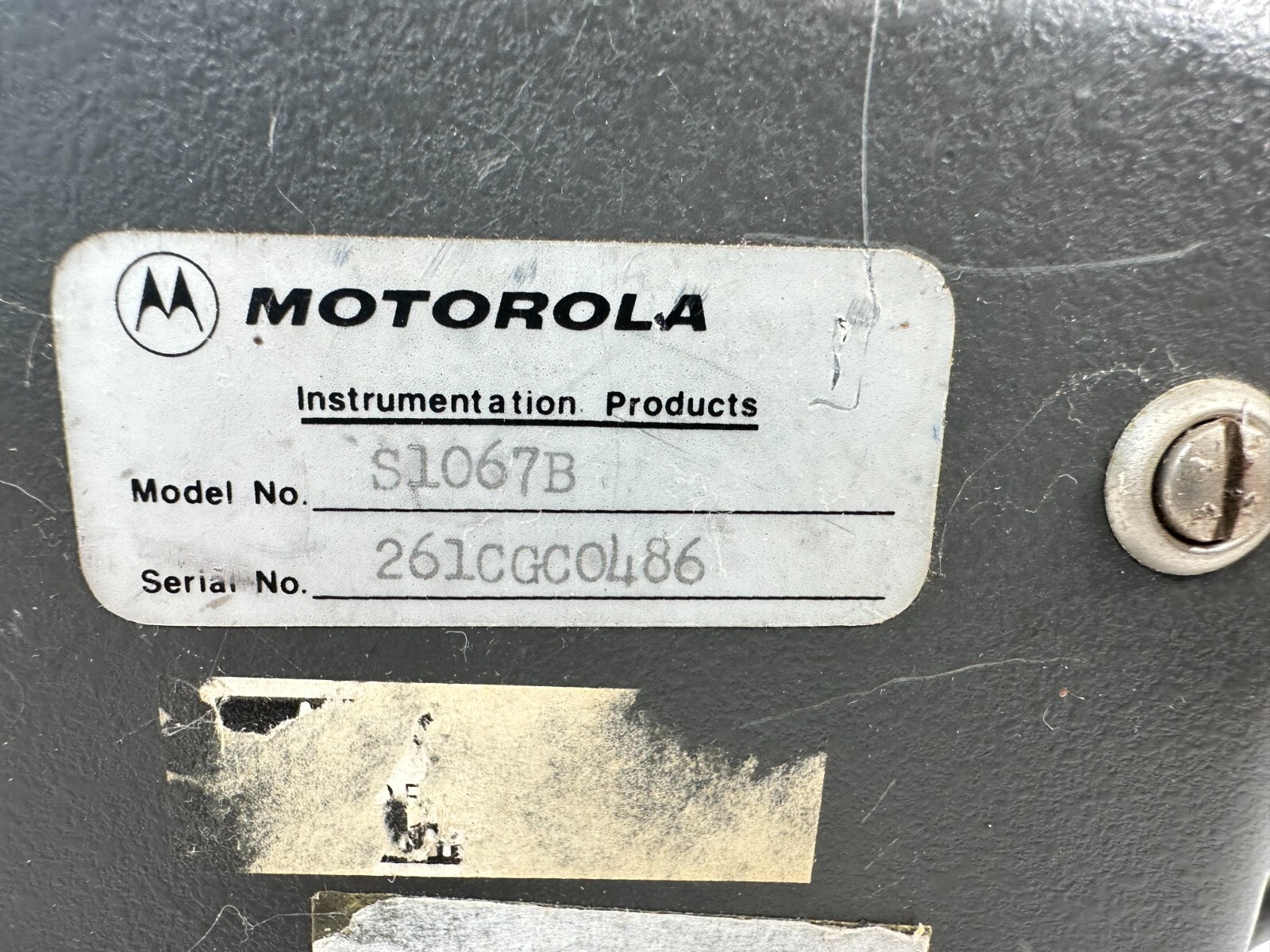 Motorola S1067B Audio Oscillator | eBay