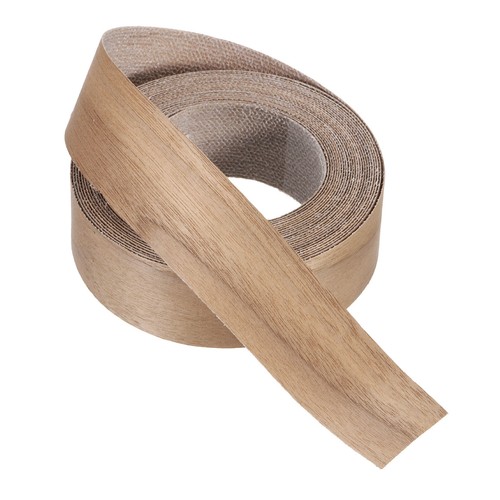 Walnut Edge Banding, 1-1/2 Inch x 25 ft Wood Veneer Tape Pre-glued Tape ...