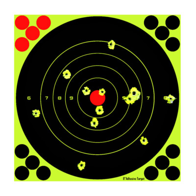 Splatter Target 8" Shoot rifle pistol reactive air cheap targets N C 8 ...