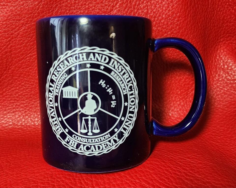 FBI-Behavioral Research & Instruction Unit Coffee Cup-Quantico-Criminal ...