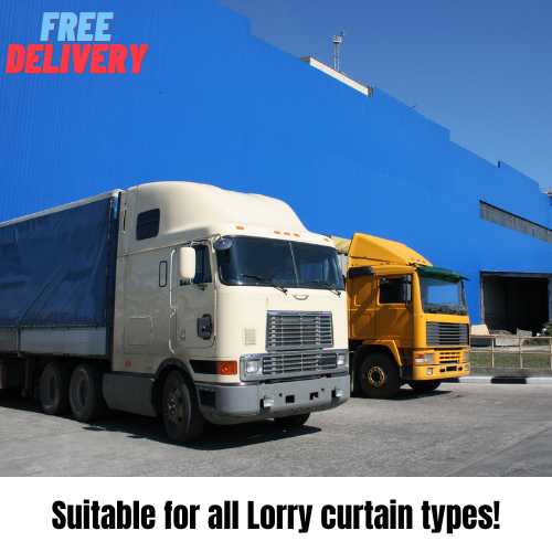 RED HGV LORRY CURTAIN SIDE REPAIR KIT MATERIAL AND GLUE - HEAVY DUTY ...