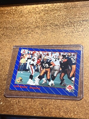 1991 AW Sports CFL Football # 99 Lyle Bauer | eBay