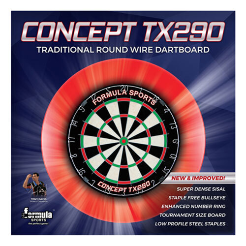 Formula Sports Concept TX290 Traditional Round Wire Dartboard Entry ...