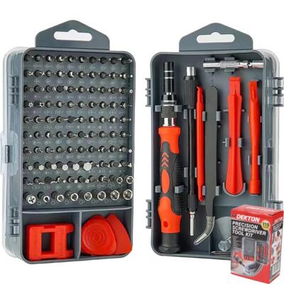 Dekton 115pc Precision Magnetic Screwdriver Set PC Mobile Repair Tool ...