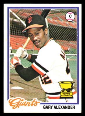 1978 Topps Gary Alexander #624 San Francisco Giants MID-LOW GRADE Card ...