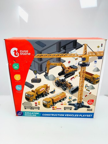 Cute Stone Simulation Modeling Construction Vehicles Playset | eBay